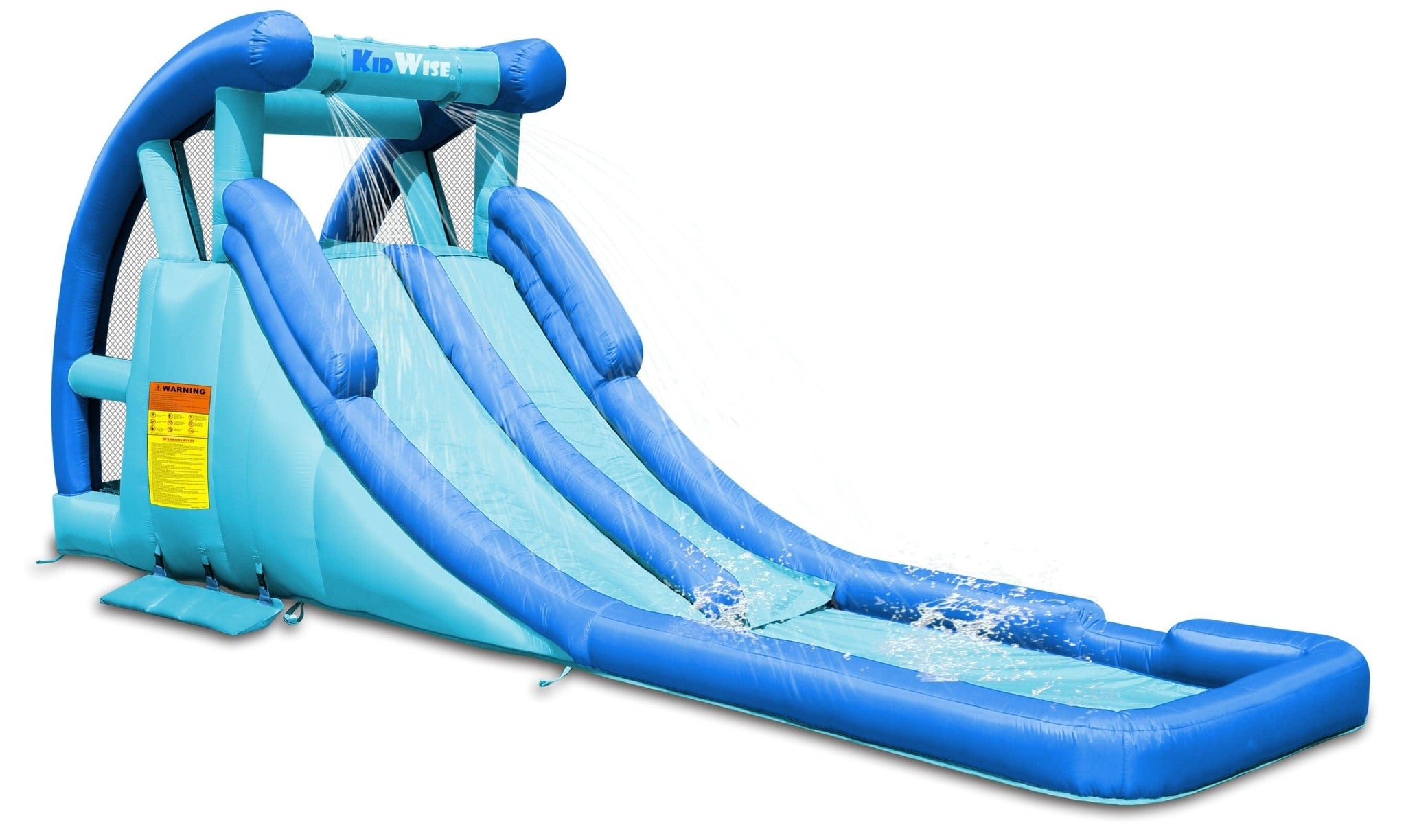 Kidwise Inflatable Double Water Slide For Home with easy set up ...